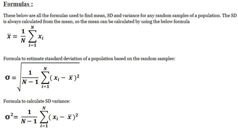 Best Standard Deviation Example Calculations Images On Pinterest Standard Deviation