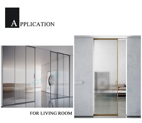 Hdsafe Aluminum Sliding Door Balcony Apartment Tempered Glass Sliding