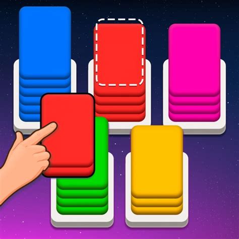 Card Shuffle Color Sorting By Hiren Gabani