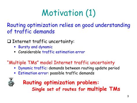 Ppt On Optimal Routing With Multiple Traffic Matrices Powerpoint