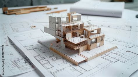 Architect Design Working Drawing Sketch Plans Blueprints And Making Architectural Construction