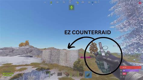 Rust Counter Raid With F1 Grenade 1x Server Youtube