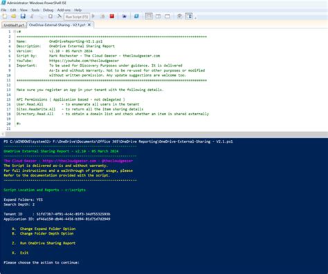 Onedrive Sharing Report