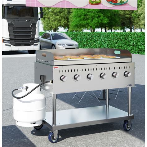 Koolmore Cgkit4 48g 6 Burner Commercial Outdoor Propane Gas Grill With
