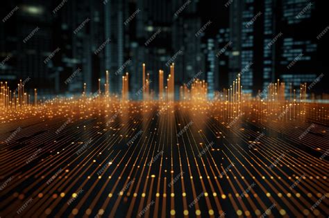 premium photo big data visualization background