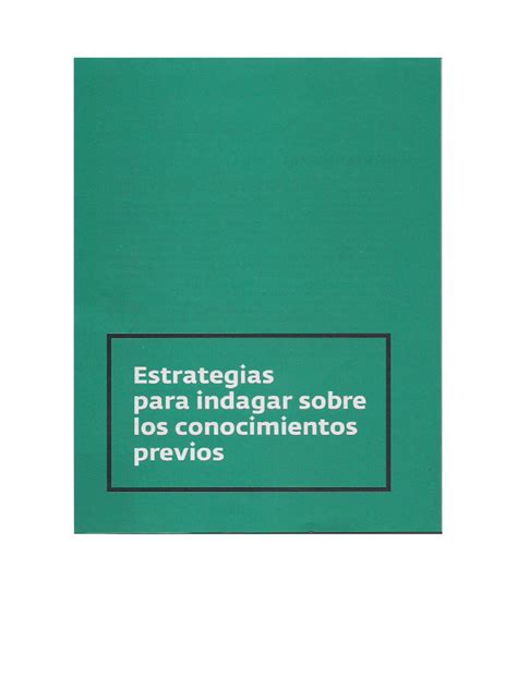 Tipos De Estrategias Pdf