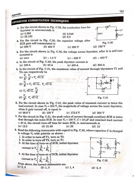 Thyristor Commutation Techniques Pdf Electrical Engineering Manufactured Goods
