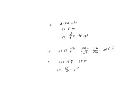 Solved 1 Example 2 4 Finding Acceleration Page 36 In Shipman A Race