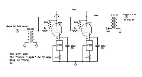 Bug Amps Todays 6e5p Experiment A 2w Parallel Se Amp Facebook