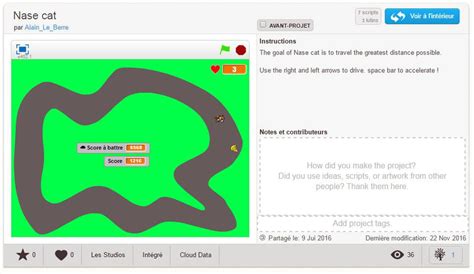 Programmation Scratch Informatique et Création Numérique Saint Gab