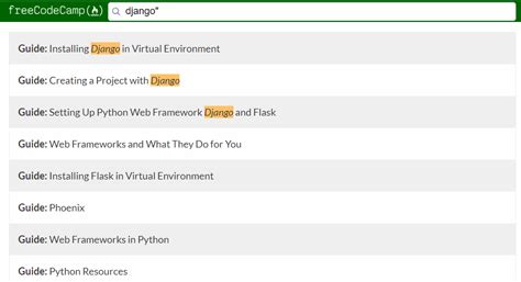 Can There Be A Django Tutorial On Freecodecamp The Freecodecamp Forum