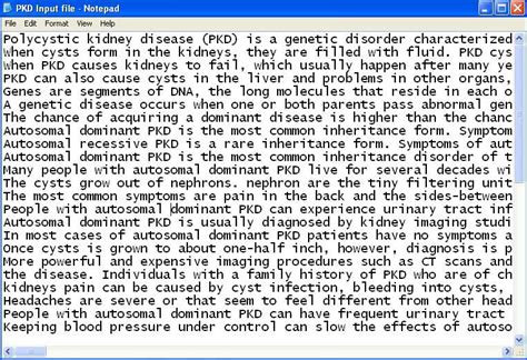 Snapshot Of Input File Download Scientific Diagram
