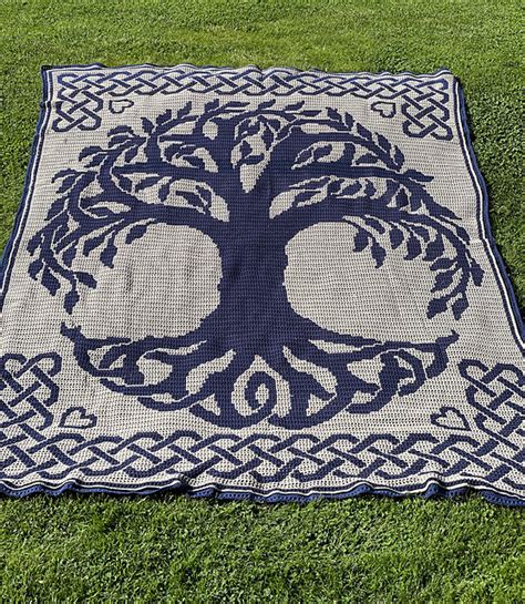 Ravelry Astrid S Tree Of Life Blanket Pattern By Astrid Schandy