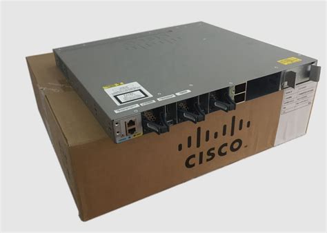 Desktop 10gb 48 Port Ethernet Switch Cisco Fiber Network Switch WS C3850 48PW S