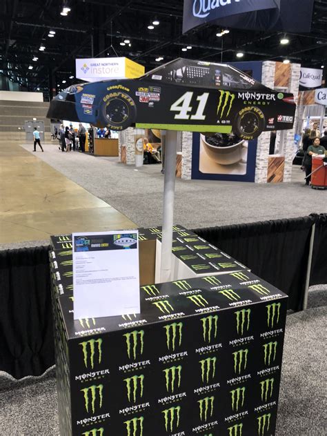 Monster Energy Drink Corrugated Display With Pole Topper Mrl Promotions
