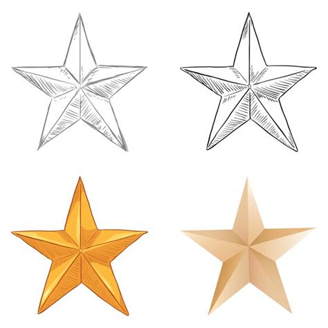Premium Vector Vector Set Of Stars Different Draw Styles