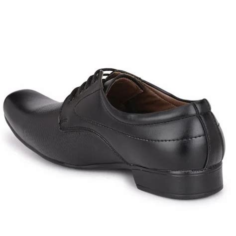 Lace Up Men Black Synthetic Leather Formal Shoes At Rs Pair In Agra