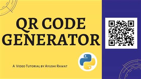 Do It Yourself Tutorials Create Your Own Qr Code Python Project