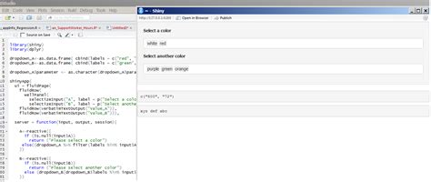 R Passing Labels To Selectize And Returning Values For Server Functions Stack Overflow