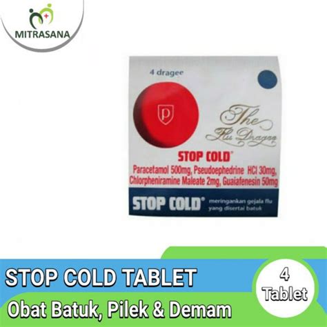 Jual Stop Cold Tablet Obat Flu Batuk Dan Demam Shopee Indonesia