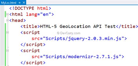 Html5 Geolocation Api Getting Started