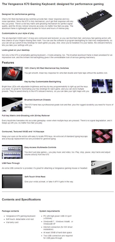 Buy Corsair Vengeance K Silver Mechanical Keyboard Vengeance K S Pc Case Gear Australia