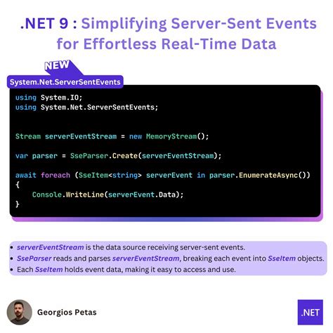 Dotnet9 Sse Csharp Csharpdeveloper Dotnet Dotnetdeveloper Softwareengineering Georgios