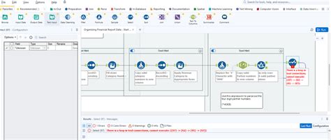 Solved Loop In Connection Tools Cannot Execute Issue Alteryx Community