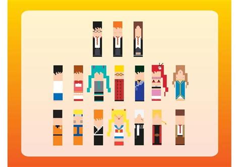 8 Bit Characters Ai Vector Uidownload