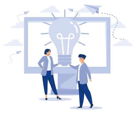 Premium Vector Business Efficiency Concept Innovative Solution Idea