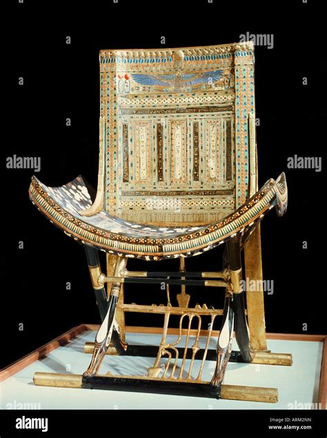 King Tutankhamuns Egyptian Throne Chair At James Northern Blog