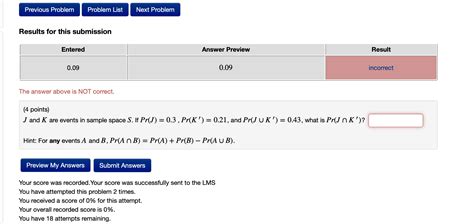 Solved Previous Problem Problem List Next Problem Results