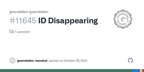 Id Disappearing · Issue 11645 · Goonstationgoonstation · Github