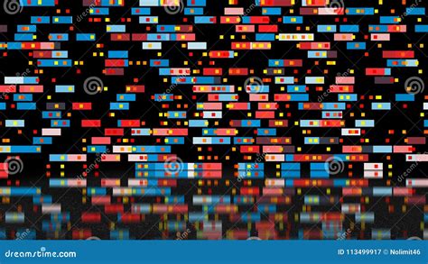 Abstract Technology With Many Rectangles Background Surface With