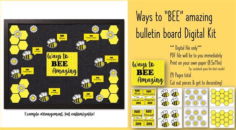 Ways To Bee Amazing Bulletin Board Kit For Nurses Office School