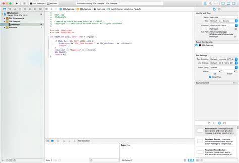 Xcode Sdl2 Kütüphanesini Ekleme C • Os Blog