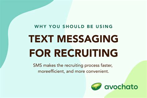 Why You Should Be Using Text Messaging For Recruiting Avochato