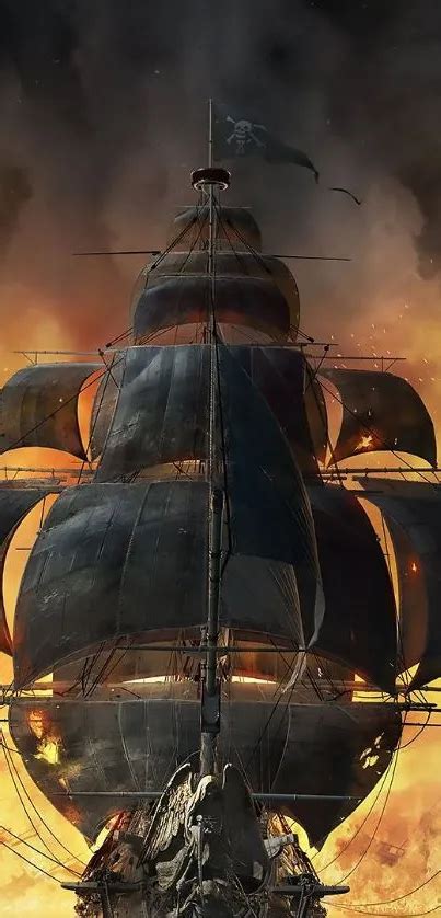 Epic Pirate Ship Wallpaper Free Download