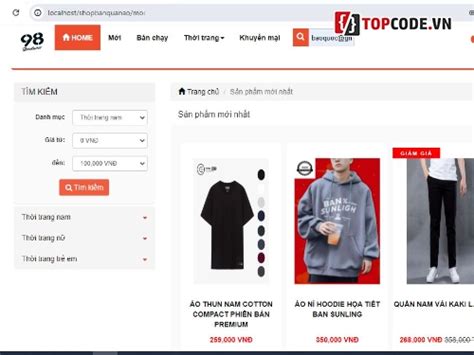 Full code Web BÁN HÀNG GIÀY DÉP QUẦN ÁO THỜI TRANG đầy đủ chức năng giao diện đẹp sử dụng PHP