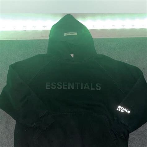 Black Essentials Jumper Mens Size M Great Condition Depop