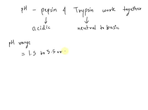 SOLVED If Pepsin And Trypsin Had To Function Together Which PH Would