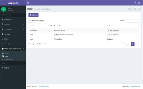 Github Jguyomardlaravel Backpack Permissionmanager Admin Interface