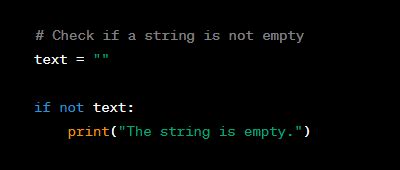 How To Use Python If Not Statement Different Use Cases