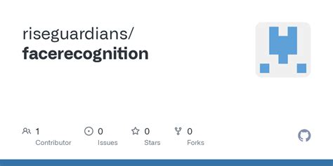 Github Riseguardians Facerecognition