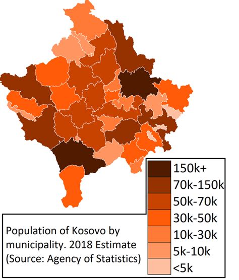 Popullsia E Kosovës Në Nivel Të Komunave Rkosovo