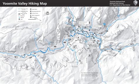Yosemite Hikes Map Yosemite Hikes Glacier Point Xijmh