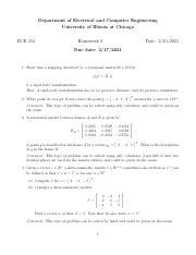 Hw Pdf Department Of Electrical And Computer Engineering University Of Illinois At Chicago