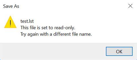 Unable To Save Changes To A Shared Variable File CODESOFT Problem Efficient Business
