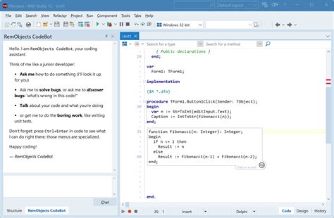 Codebot For Delphi Preview Remobjects Software
