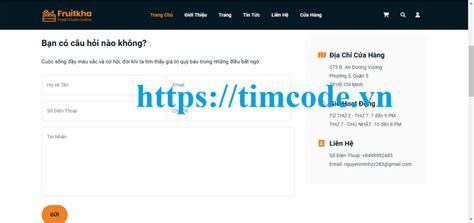 Template Website Bán Hoa Quả Html Css Javascript Tải Miễn Phí